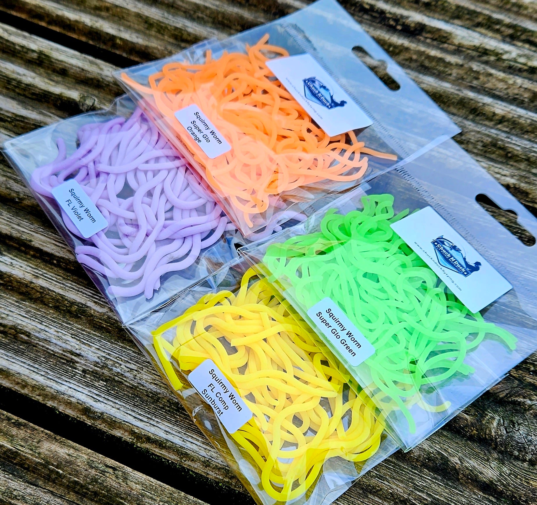 Squirmy Worm Material — Chuck N Duck Fly Tying Materials
