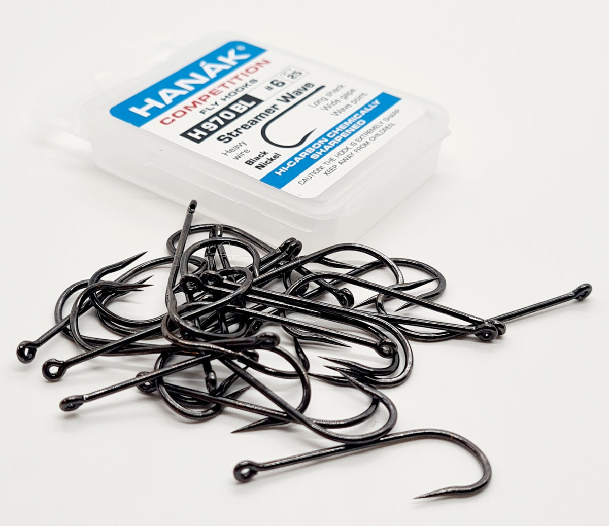 Hanak Competition H970BL Streamer Wave Hooks — Chuck N Duck Fly Tying ...